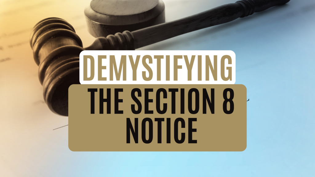 Demystifying the Section 8 Notice: A Comprehensive Guide for Landlords ...